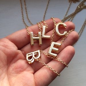 Jewelry | Letter Necklace | Poshmark